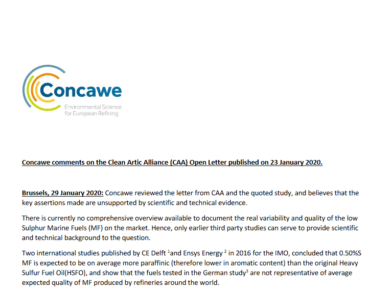 Press Release - Concawe